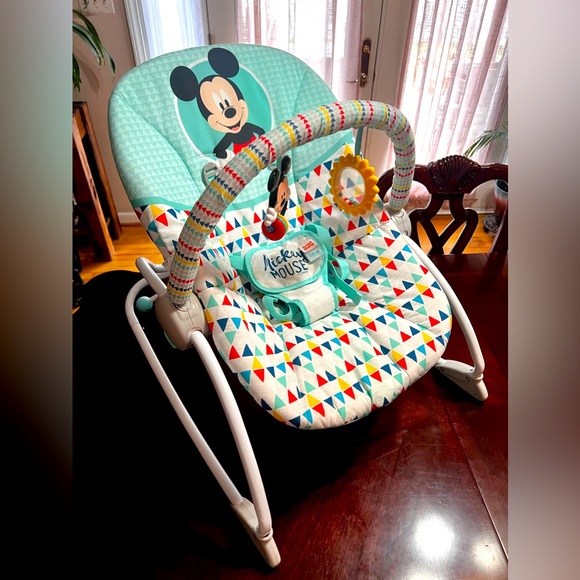Disney | Other | Disney Mickey Mouse Rocker Seat With Vibration | Poshmark
